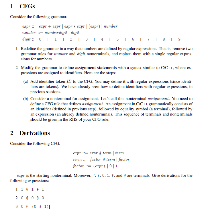 Solved digit ::=0I1I2∣3I4I5I6∣7∣8∣9 1. Redefine the grammar | Chegg.com