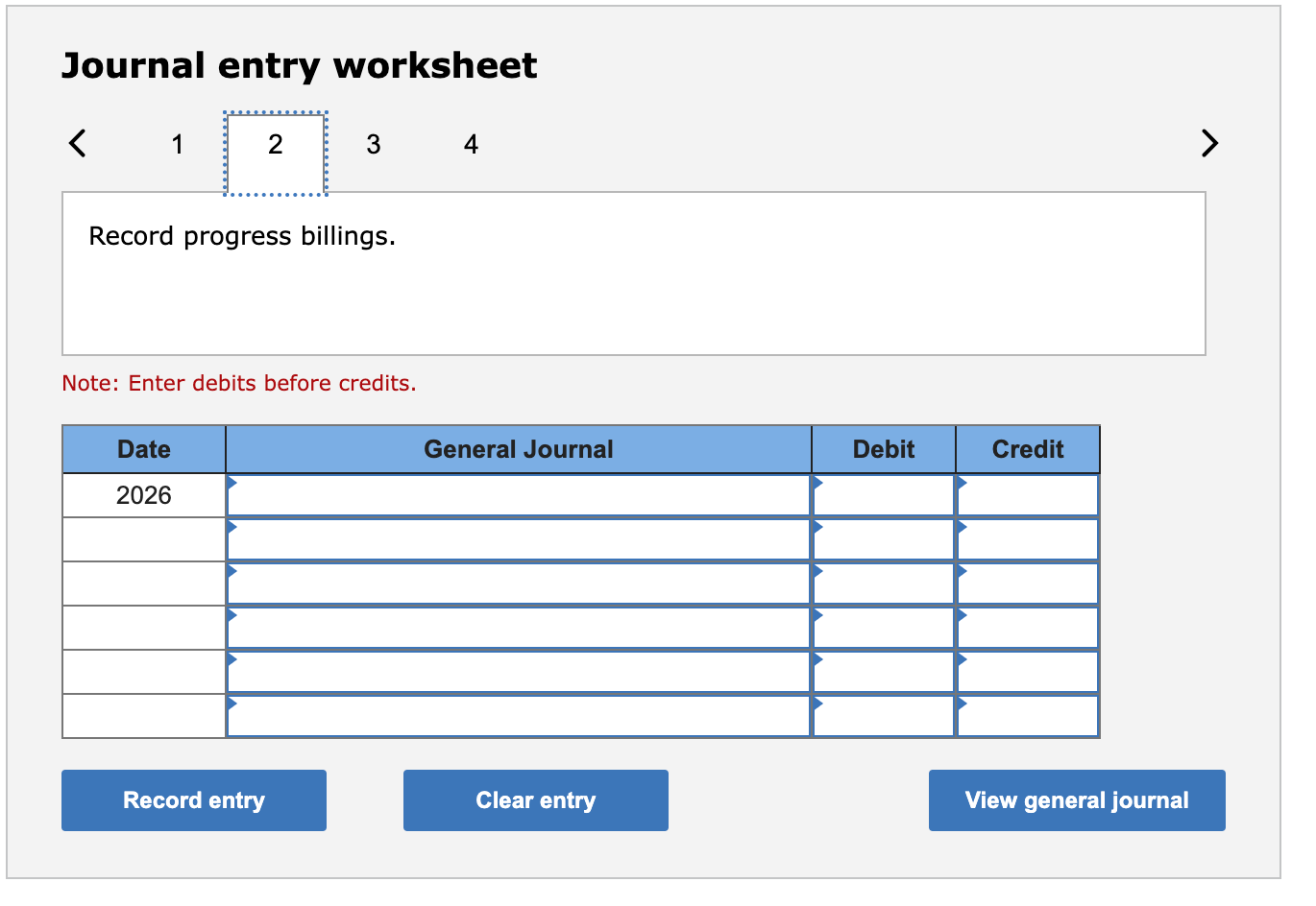 Solved Journal entry worksheet Note: Enter debits before | Chegg.com