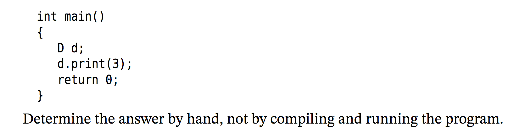 Solved R10.12 What does the following program print? class B | Chegg.com