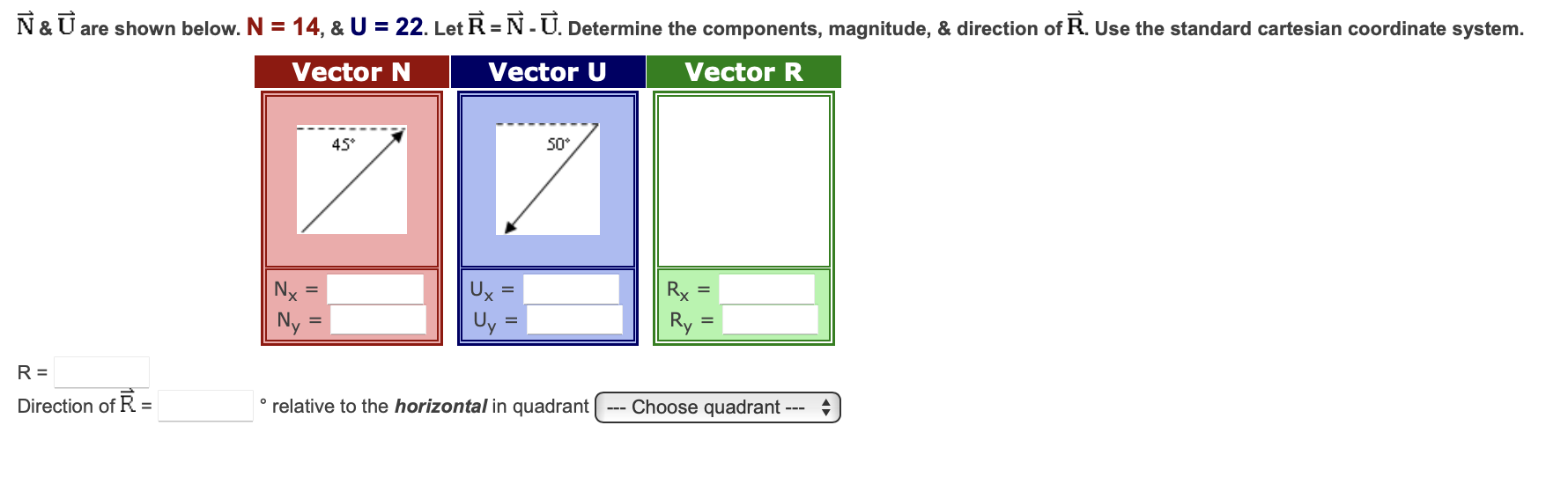 Solved \\( \\overrightarrow{\\mathrm{N}} \\& | Chegg.com