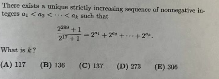 Solved There exists a unique strictly increasing sequence of | Chegg.com