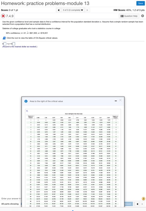 Solved Homework Practice Problems Module 13 5 Score 0 Of 1