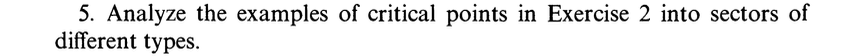Solved 5. Analyze the examples of critical points in | Chegg.com