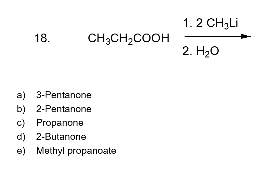 Solved 1. CH3NH2 15. CH3CH2COOH 2. heat a) CH,CH_CONH2 b) | Chegg.com