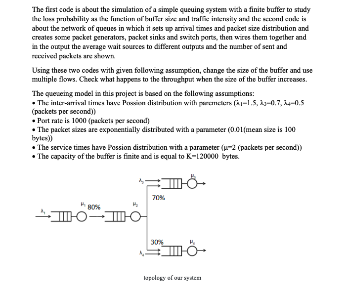 The first code is about the simulation of a simple | Chegg.com