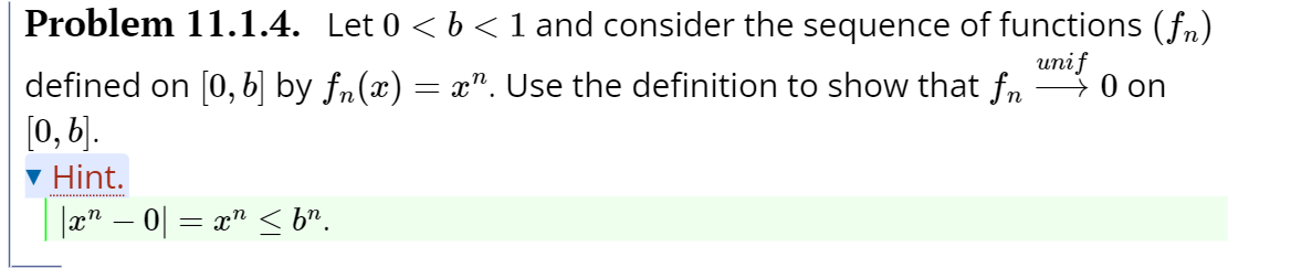 Solved Real math analysis, I need help with problem | Chegg.com