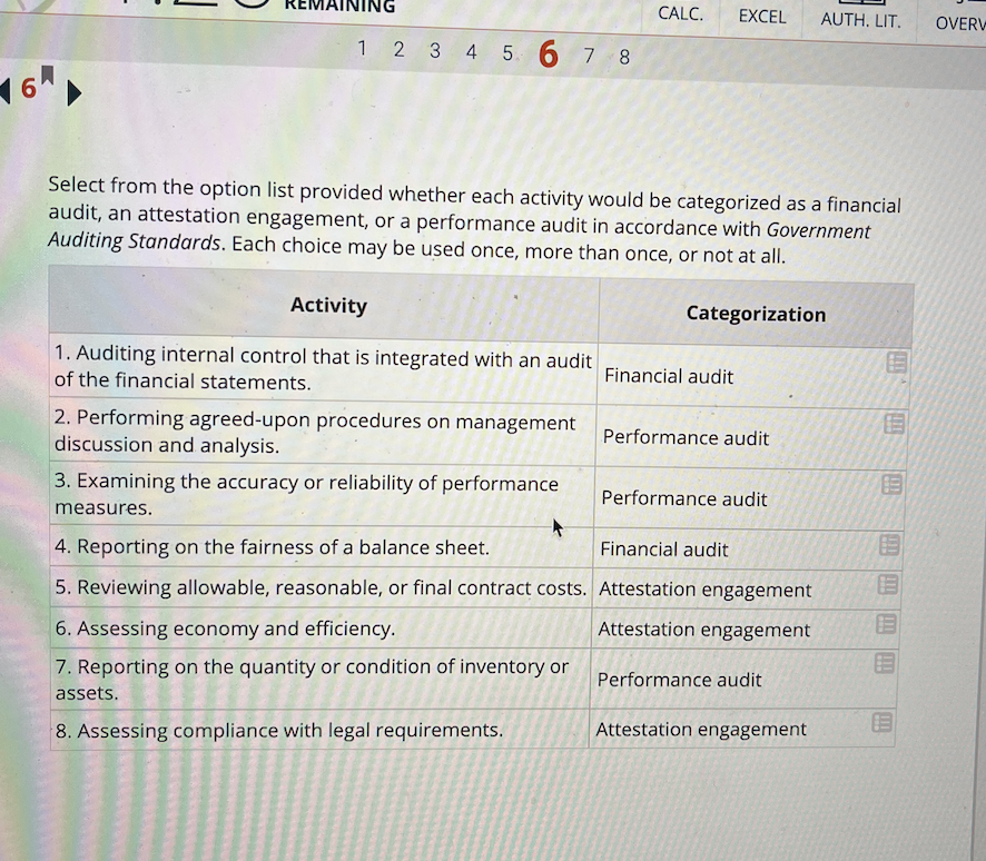 Solved Select from the option list provided whether each | Chegg.com