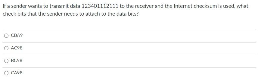 Solved If a sender wants to transmit data 123401112111 to | Chegg.com