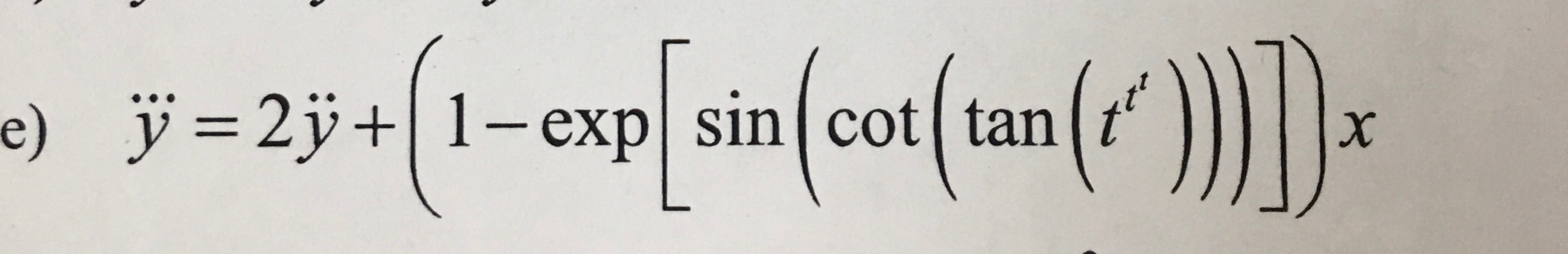 Solved For the following system, first write in IODE form if | Chegg.com