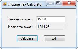 Solved Calculate income tax.In this Lab, you’ll use nested | Chegg.com