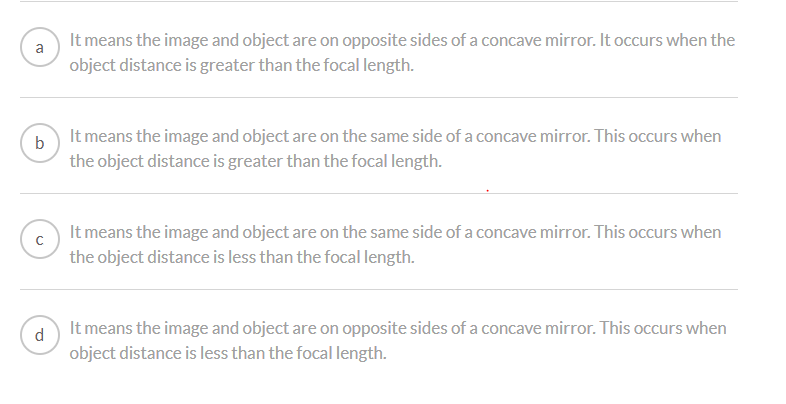 Solved What is meant by a negative magnification for a | Chegg.com