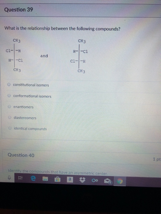 Solved Question 39 What is the relationship between the | Chegg.com