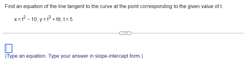 Solved Find an equation of the line tangent to the curve at | Chegg.com