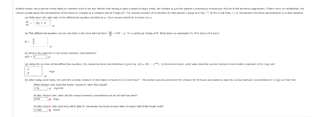 Far this problem, give all numerical answers carrect | Chegg.com
