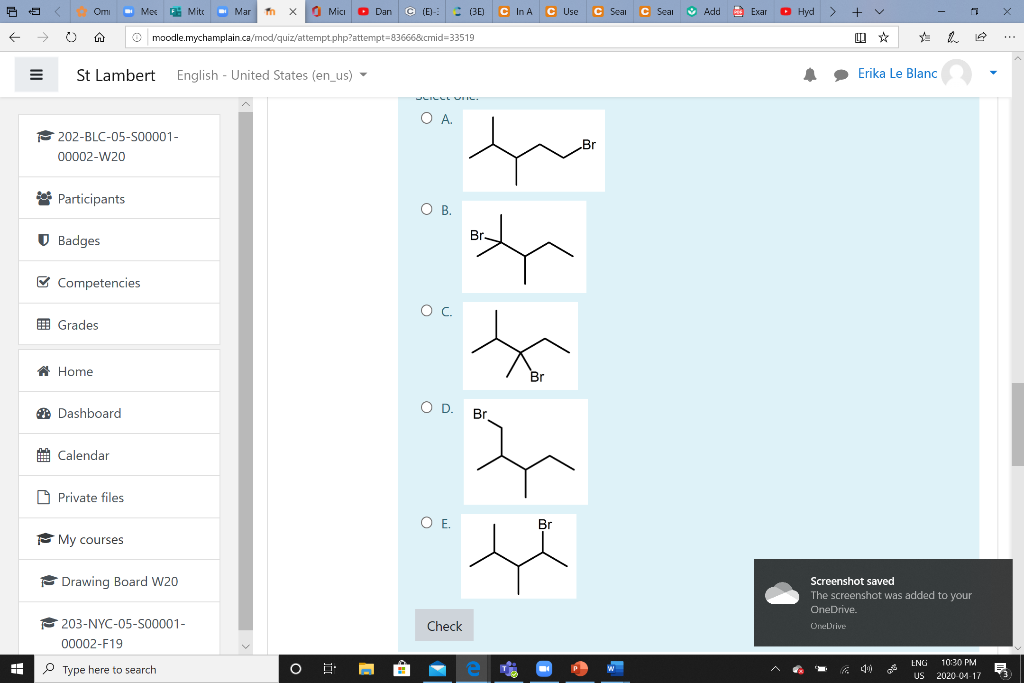 Solved 6 5 C Use C Seal C Sea Add Exar Hyd 1 X