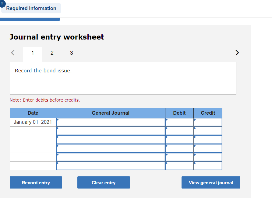 Solved Required information Exercise 9-14A Record bonds | Chegg.com