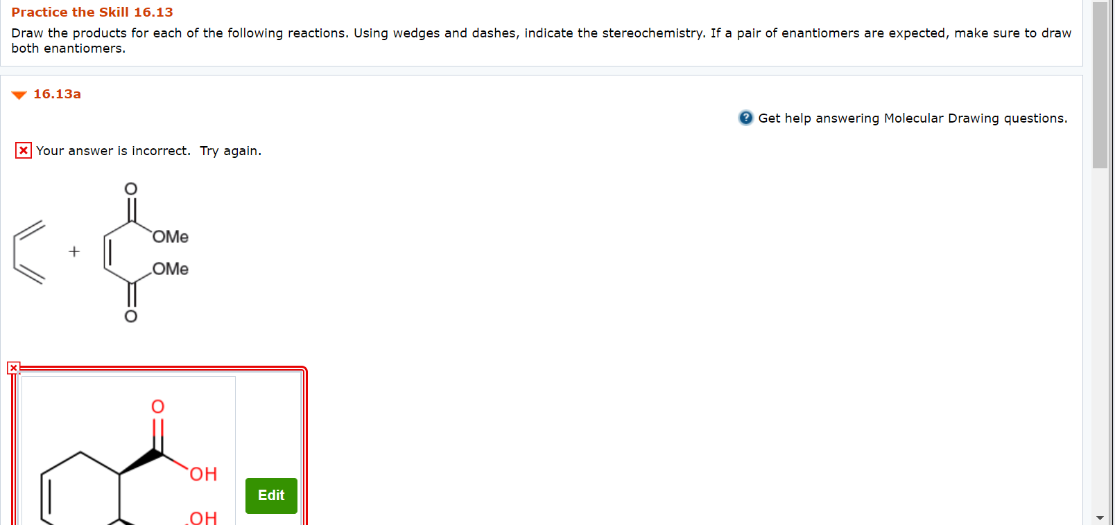 Solved Practice the Skill 16.13 Draw the products for each | Chegg.com
