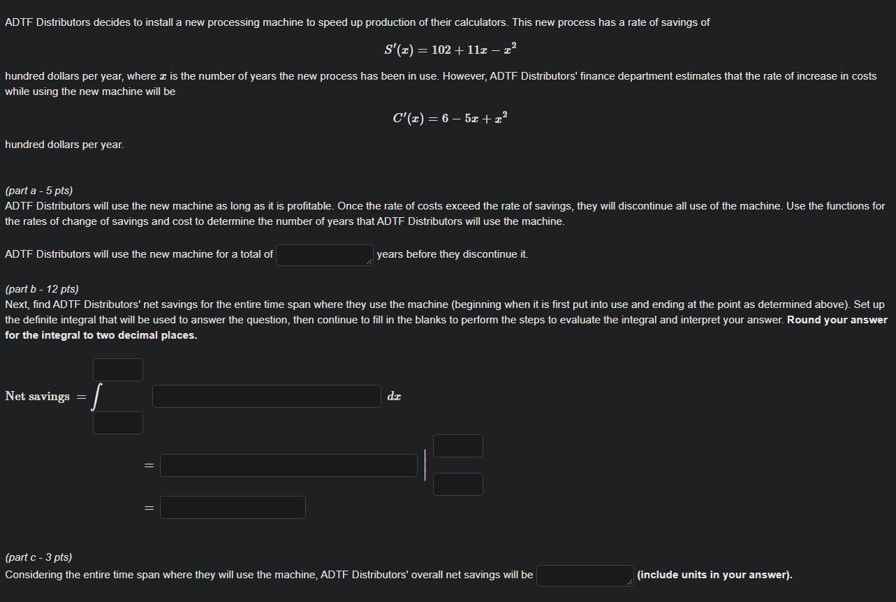 Solved ADTF Distributors decides to install a new processing | Chegg.com
