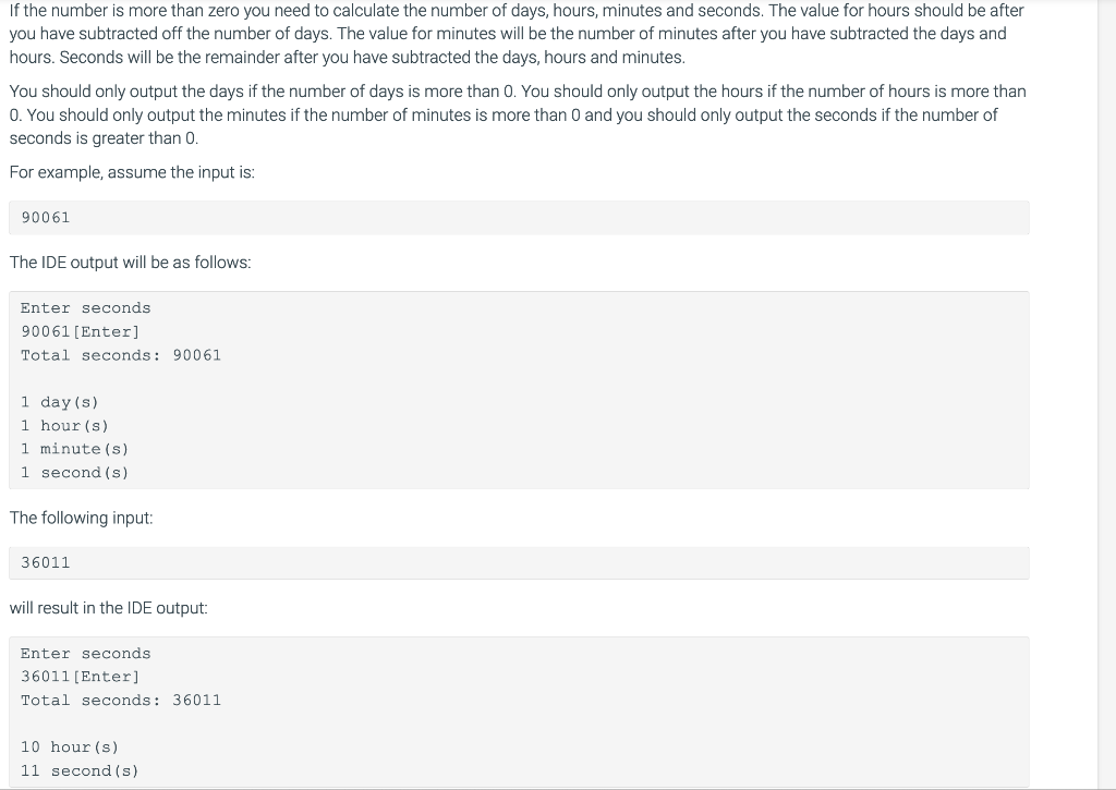 Solved In this program you will read in the number of | Chegg.com