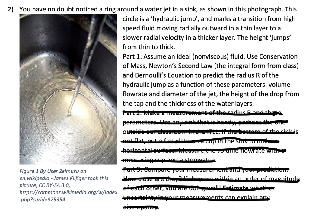 Solved 2) You have no doubt noticed a ring around a water | Chegg.com