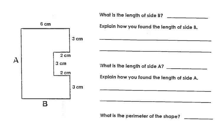 Solved What is the length of side B? Explain how you found | Chegg.com