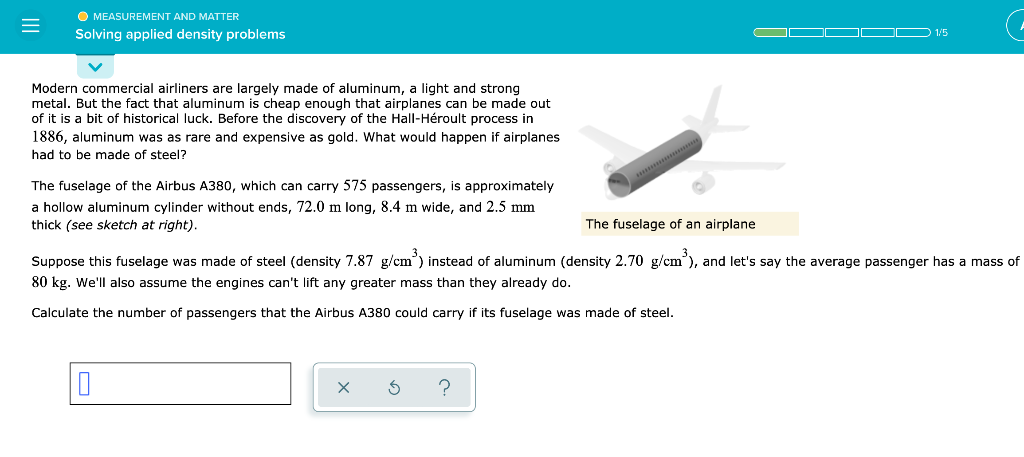 Solved = MEASUREMENT AND MATTER Solving applied density | Chegg.com