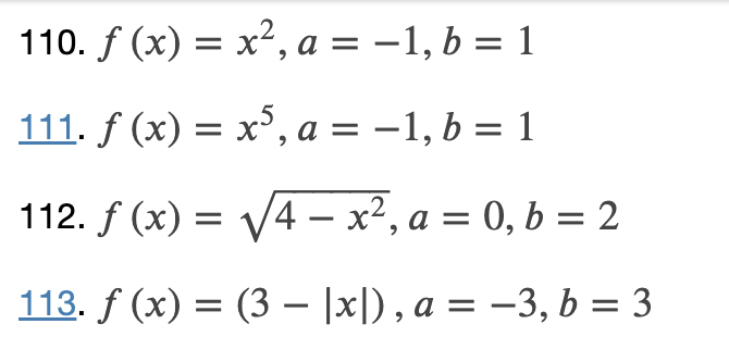 Solved In the following exercises, find the average value | Chegg.com