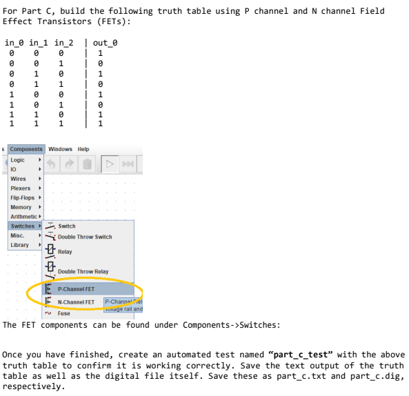 Solved For Part C, build the following truth table using P | Chegg.com