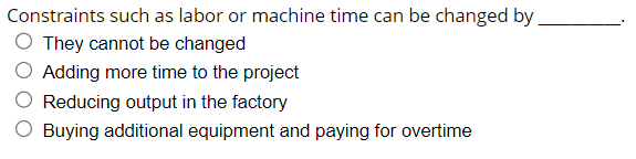 Solved Which of the following is considered the Objective | Chegg.com