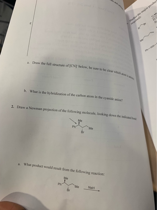 Solved Draw the full structure of [CNF below, be sure to be | Chegg.com