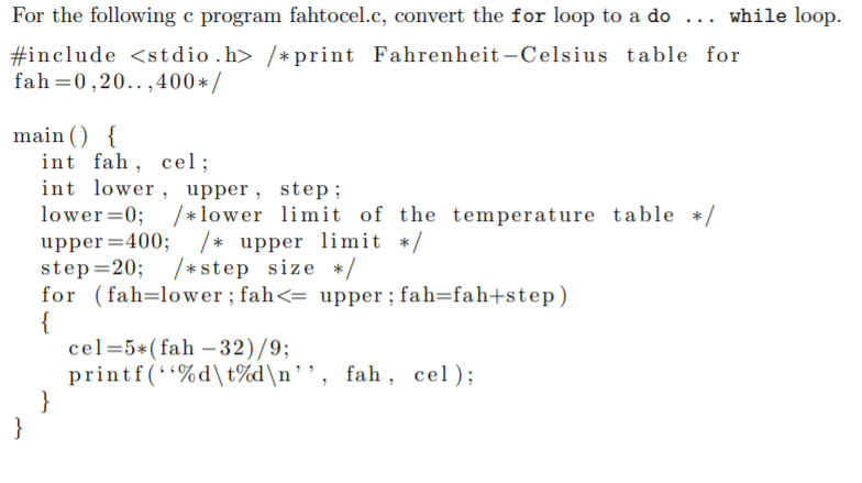 Celsius To Fahrenheit Table Loop C | Cabinets Matttroy