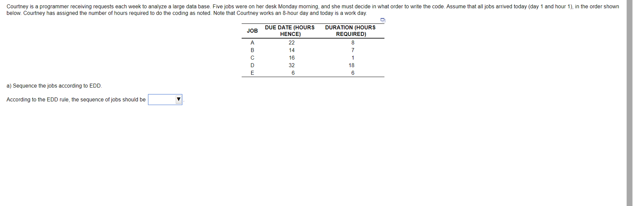 Solved B) What is the average completion (flow) time? To | Chegg.com