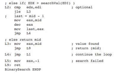 The question is: Rewrite the binary search procedure | Chegg.com