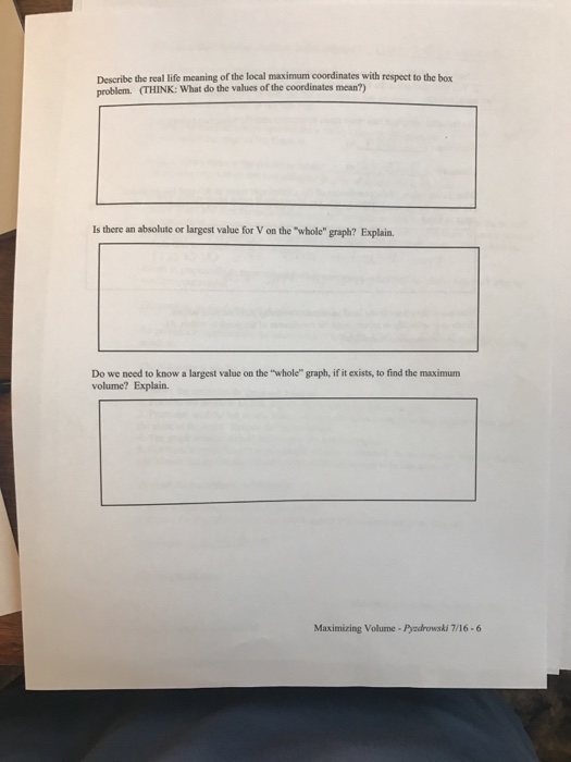 Solved About this Laboratory You will construct a box from a | Chegg.com