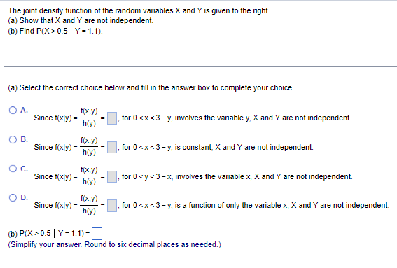 Solved f(x,y)={92x,0,0 | Chegg.com
