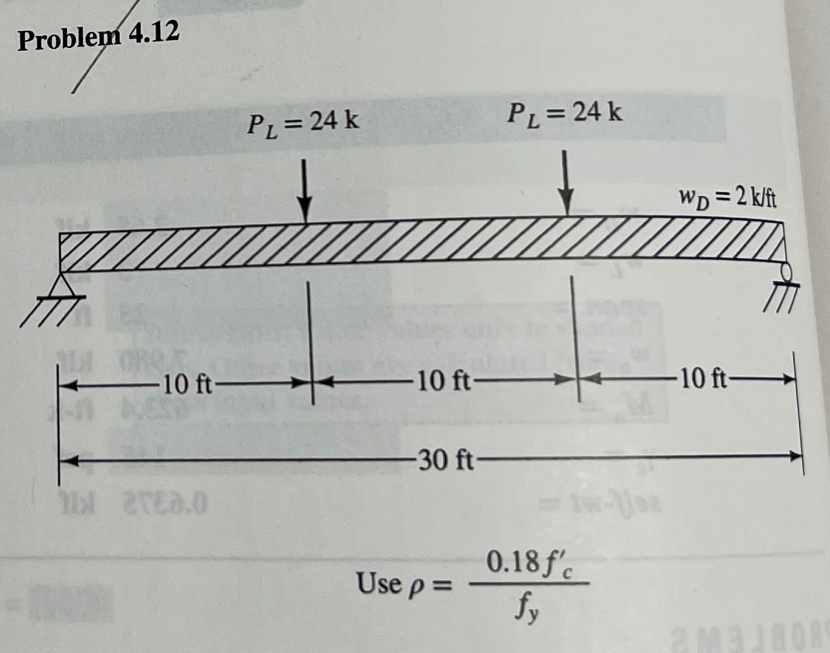 Solved Design rectangular sections for the beams, loads, and | Chegg.com