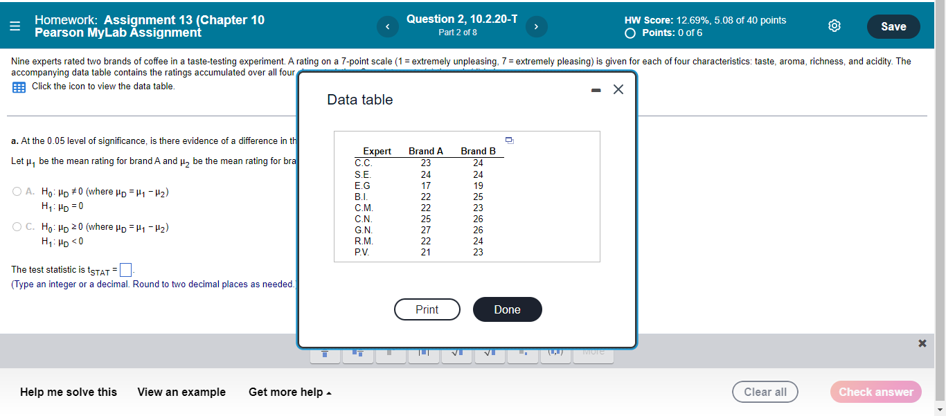 Solved = Homework: Assignment 13 (Chapter 10 Pearson MyLab | Chegg.com