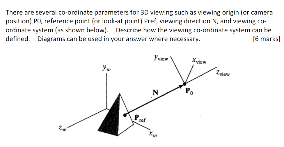Solved There are several co-ordinate parameters for 3D | Chegg.com