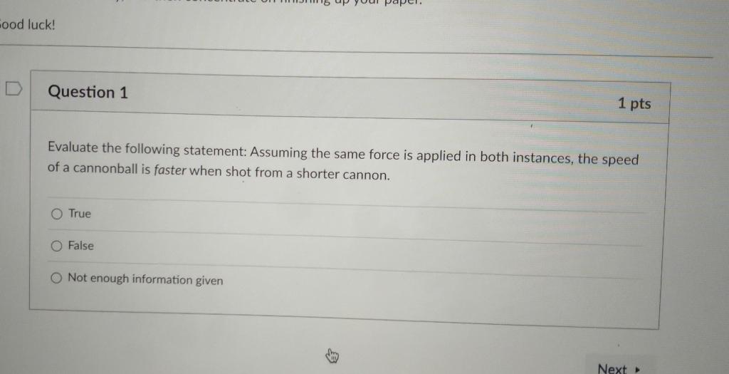 Solved Evaluate the following statement: Assuming the same | Chegg.com