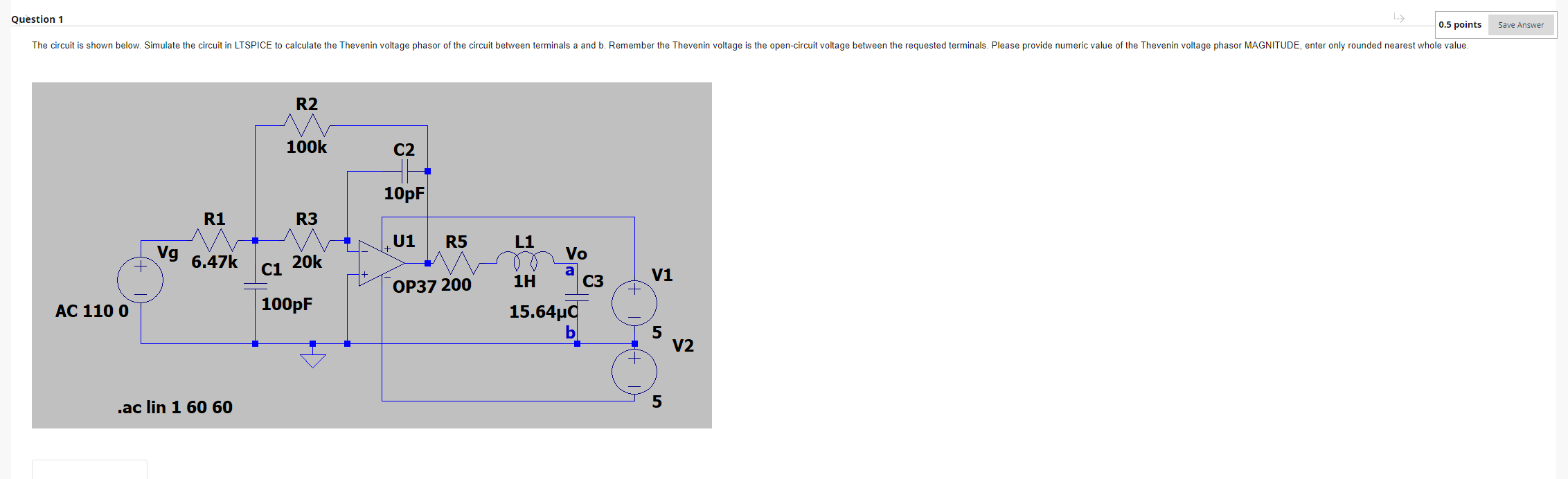 Solved Question 1 | Chegg.com