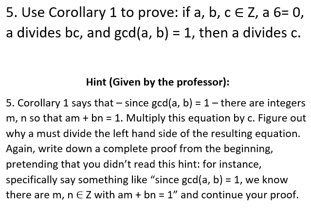 Discrete Mathematics / / / This is corollary 1 | Chegg.com