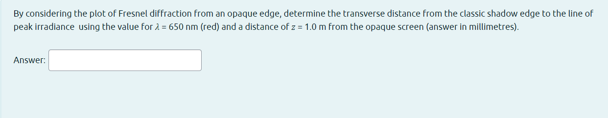 Solved What is the first-order diffraction angle for light | Chegg.com