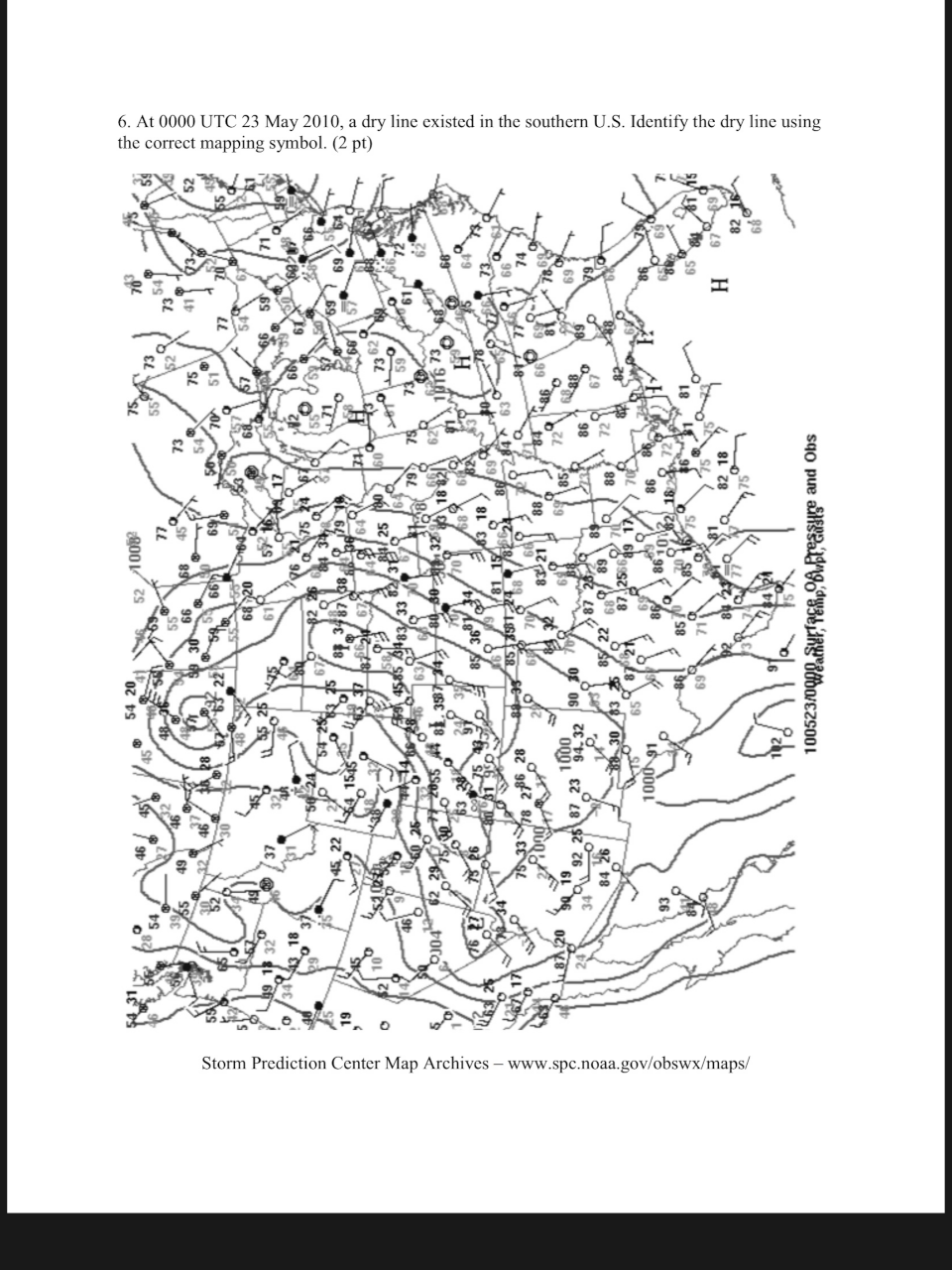 Solved Laboratory 8: Air Masses and Fronts (60 pt) Upon | Chegg.com