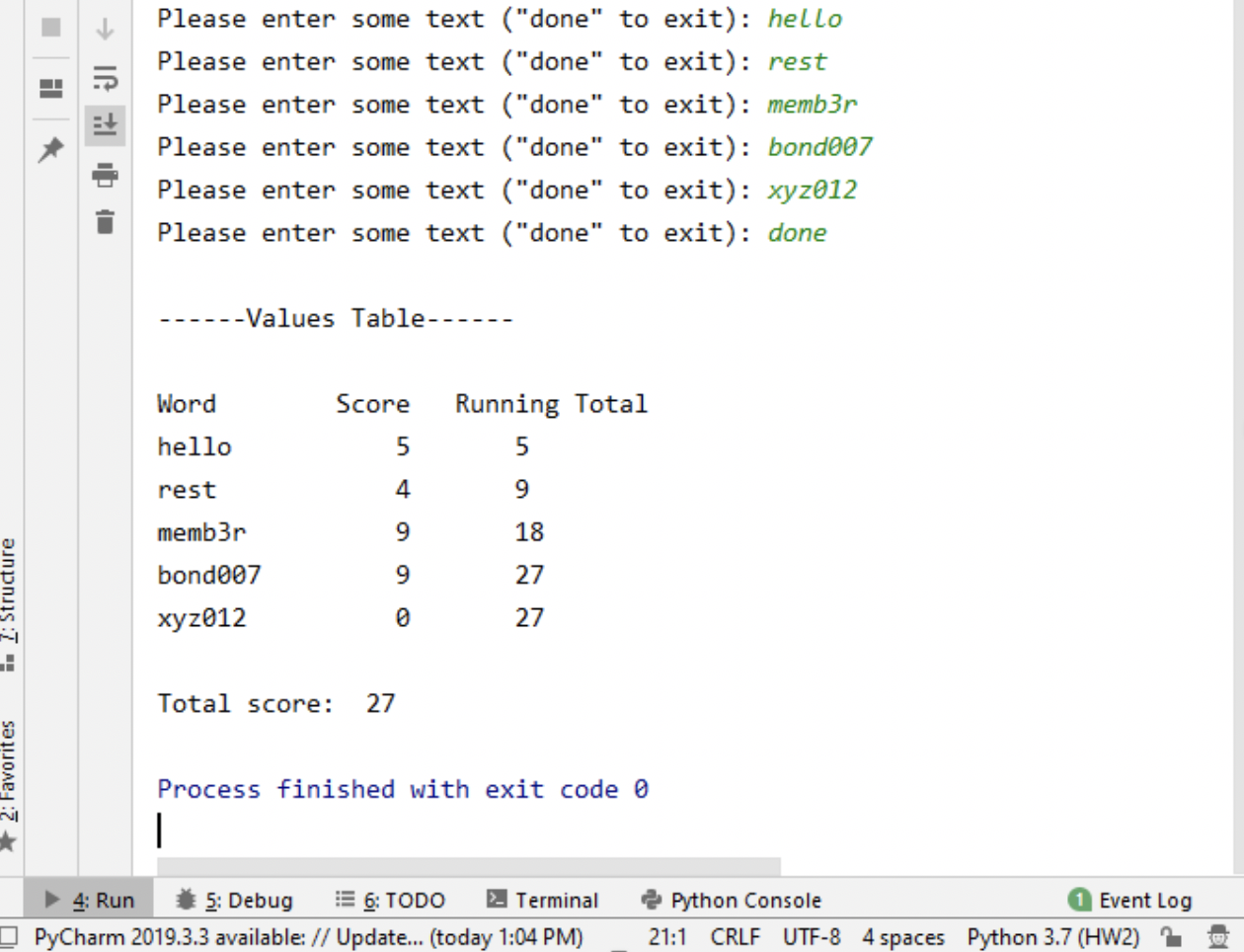 Solved Supposed that you are working on a new word game. In | Chegg.com