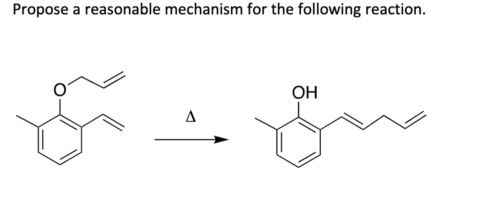 Solved Propose a reasonable mechanism for the following | Chegg.com Solved Propose a reasonable mechanism for the following | Chegg.com