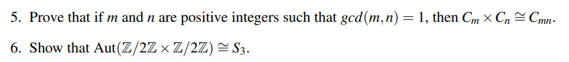 Solved 5. Prove that if m and n are positive integers such | Chegg.com
