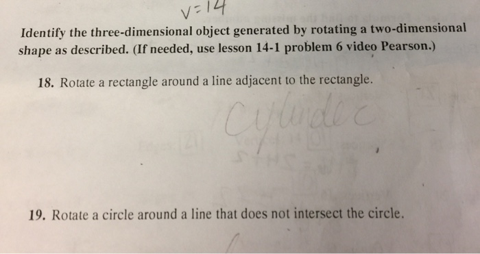 Solved A cross section is the intersection of a solid and a | Chegg.com