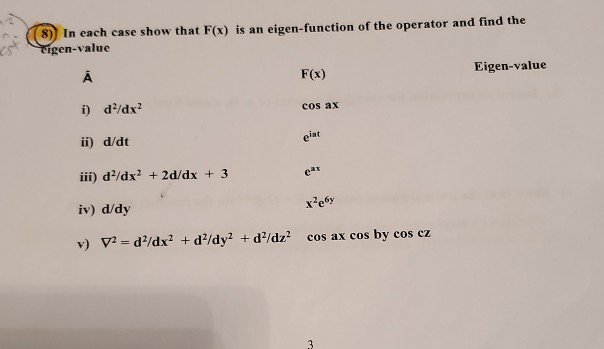 Solved (( 8)) In each case show that F(x) is an | Chegg.com