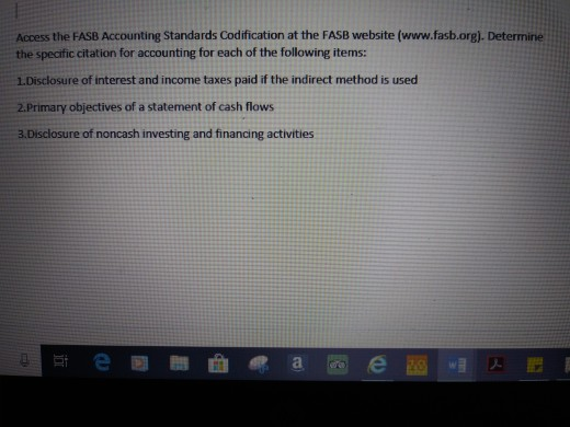 Solved Access the FASB Accounting Standards Codification at | Chegg.com