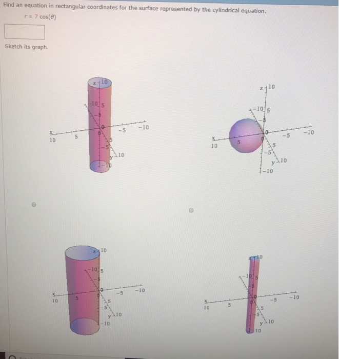 Solved Find an equation in rectangular coordinates for the | Chegg.com